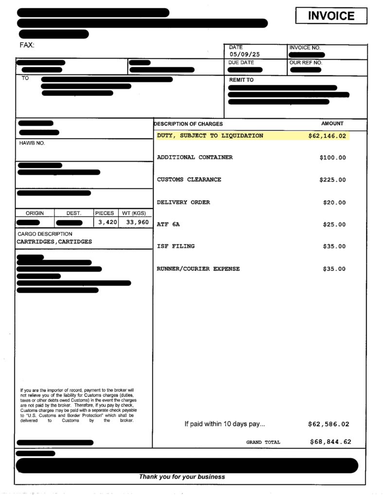 Facing Tariffs on Ammo Together - Target Sports USA
